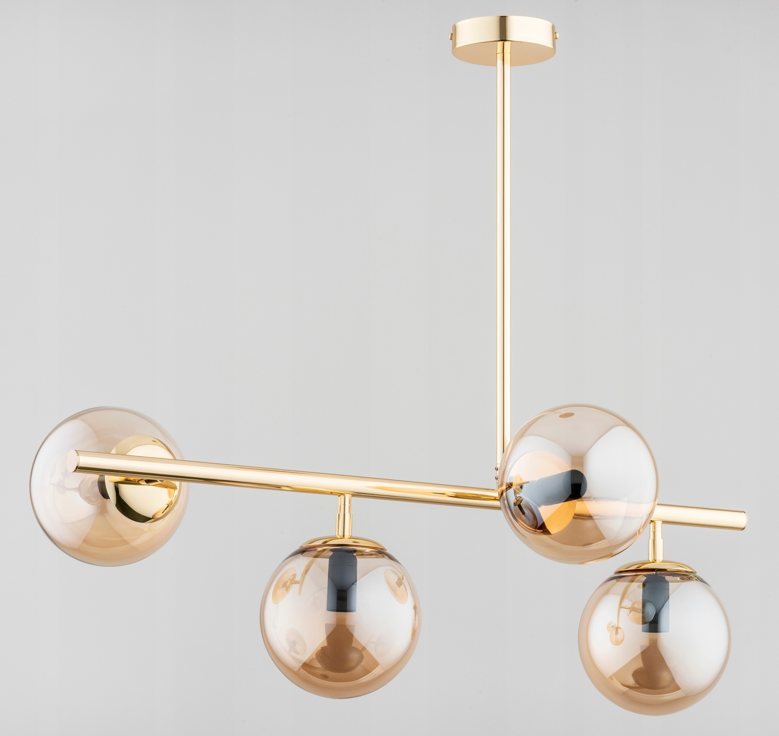 Lampa sufitowa LUNGO 4x40W złota Alfa 63030 kule złote (63030) • Cena ...