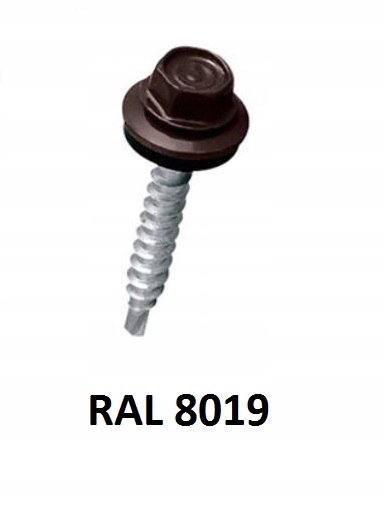 Wkręty farmerskie FARMERY 4,8x20 RAL 8019 /250szt (5907628806623 ...