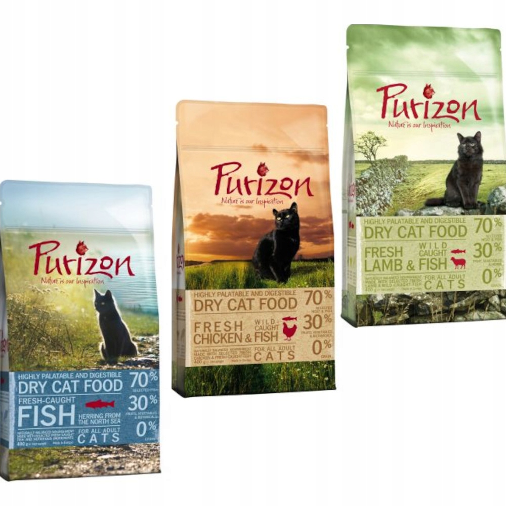 PURIZON 3x400g mix 3 smaków dla kota (4260535818518) • Cena, Opinie ...