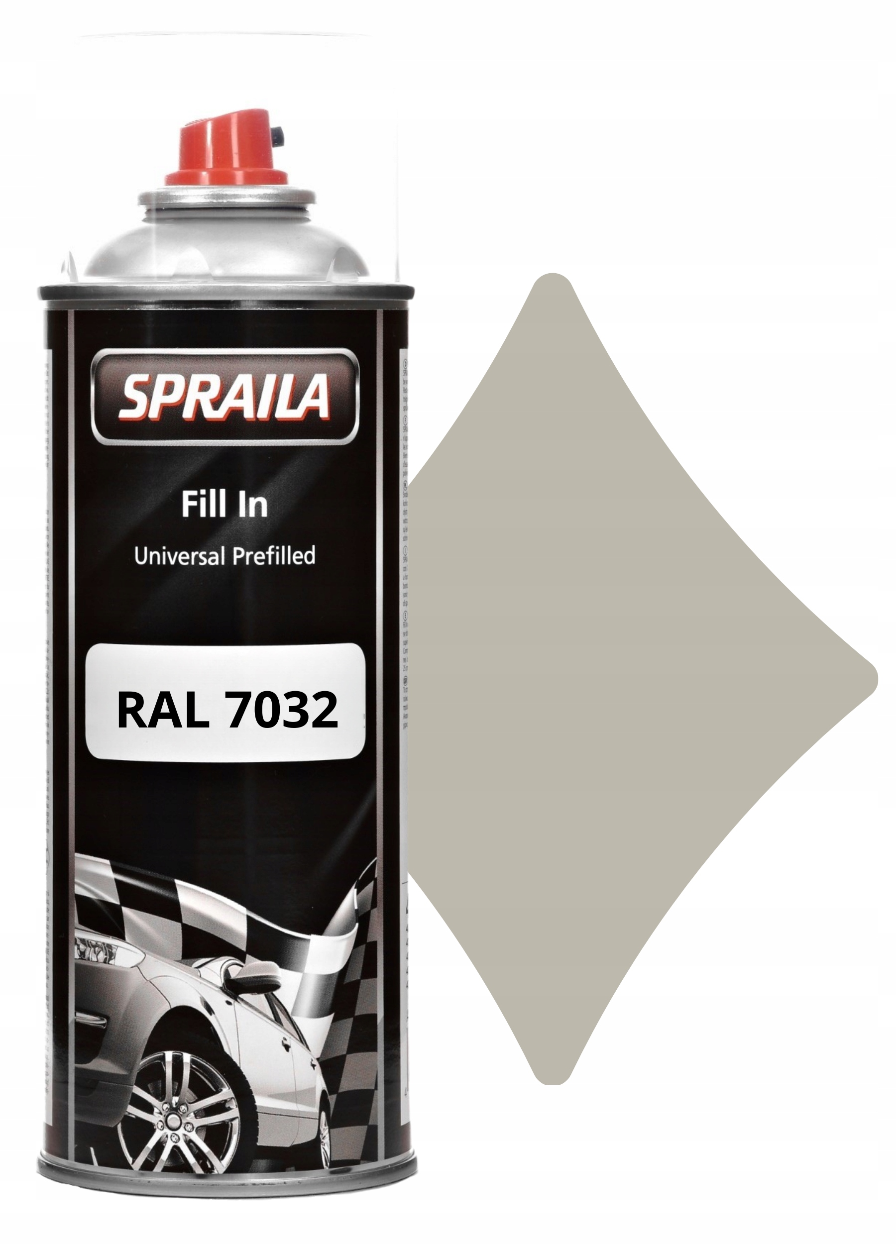 RAL 7032 SZARY BEŻ DO FRONTÓW MEBLOWYCH PÓŁPOŁYSK LAKIER FARBA SPRAY 400ML (5907152007718 ...