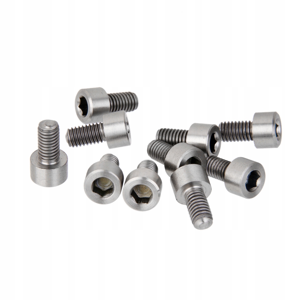 Generic śruby ze stopu tytanu M6 * 10 zestaw śrub imbusowych agonalnych ...