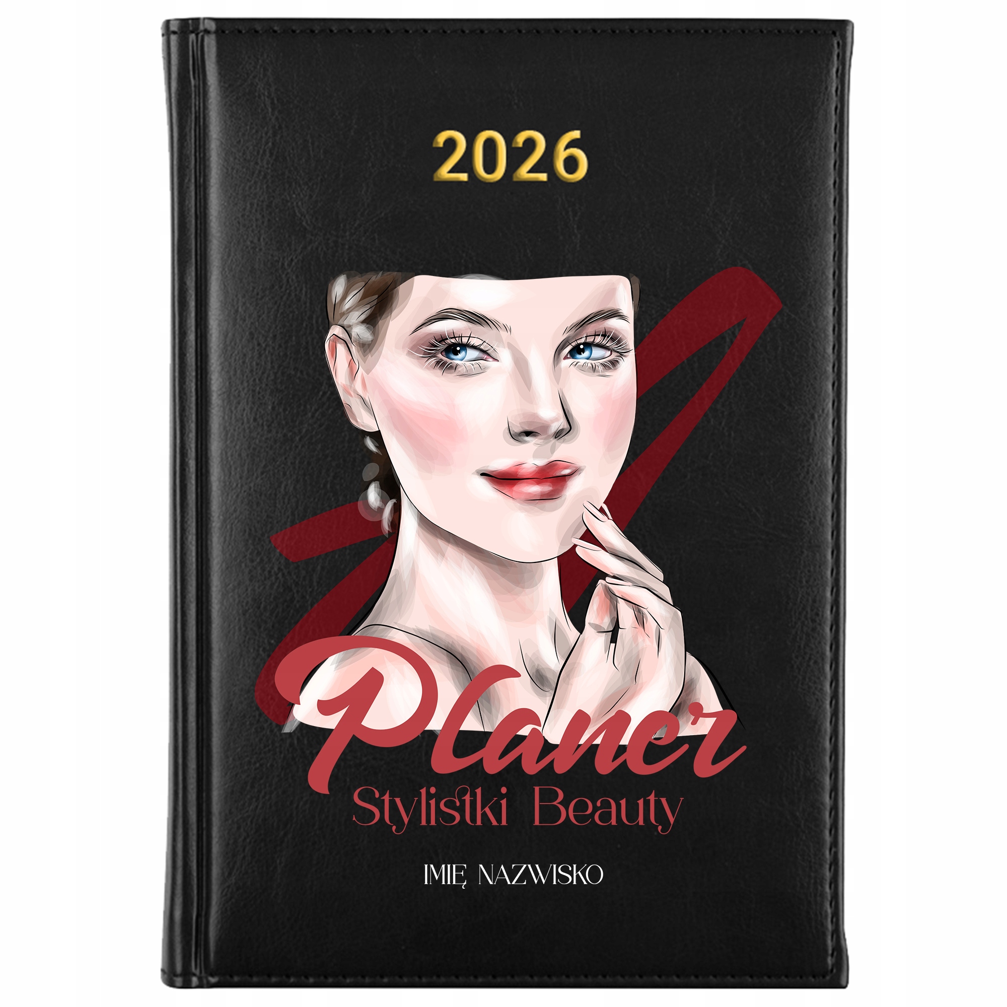 Naptár A5 2026 Fekete Napi tervező Ajándék Tervező Szépség Stylist za 4805.00HUF-ért - Allegro