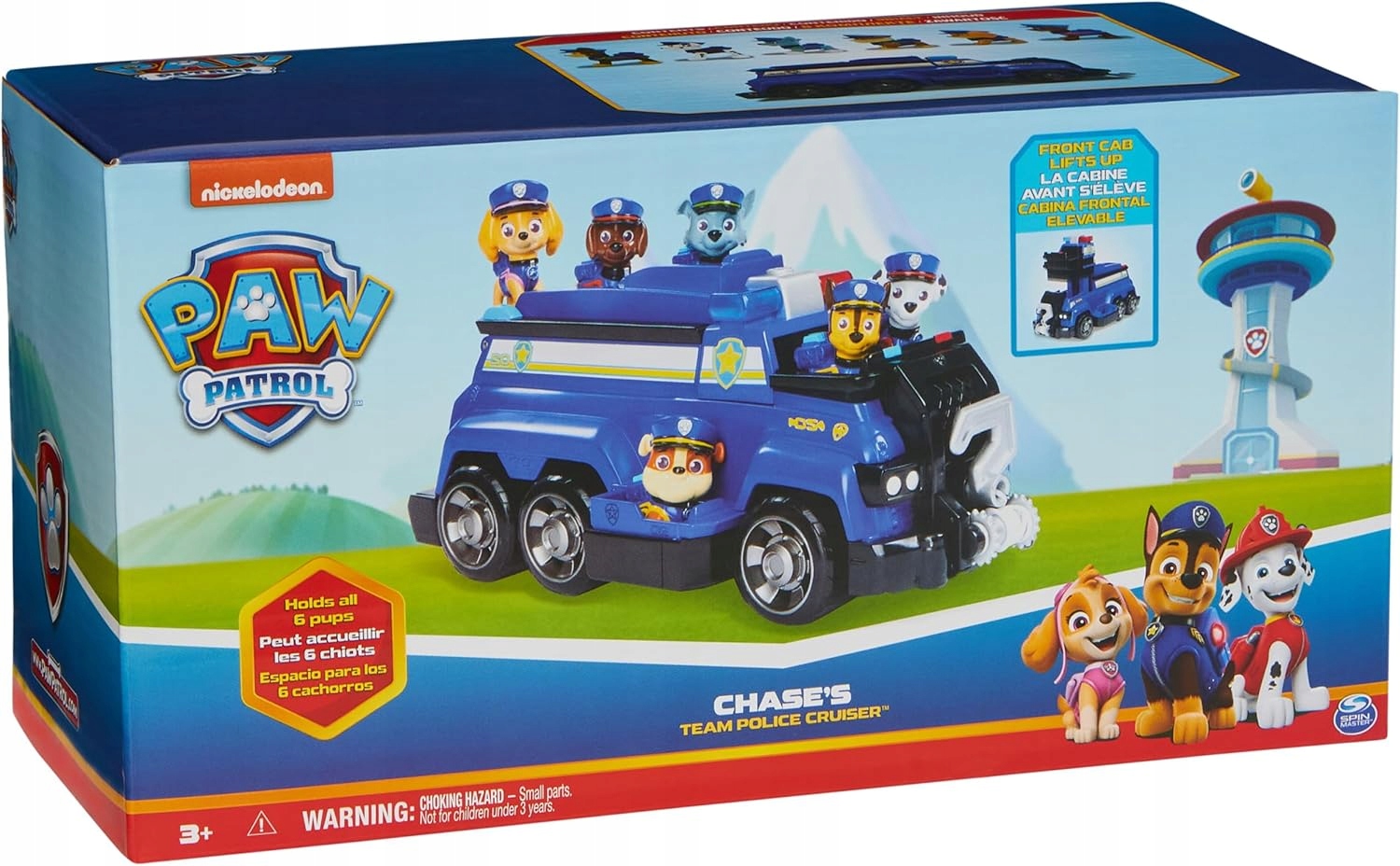 Paw Patrol Team Cruiserpsi Patrol Chase Marshall Skye Rubble Rocky