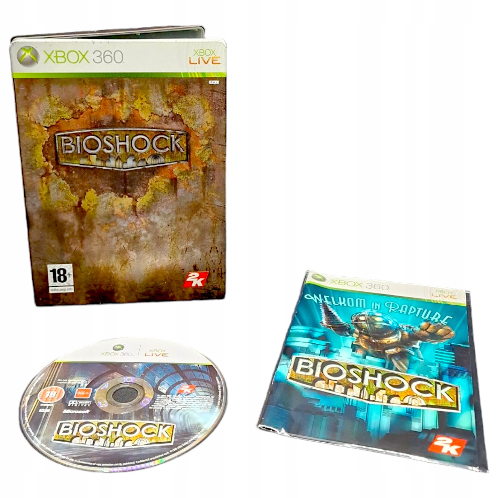 BioShock - Steelbook Edition Xbox 360 pudełkowa - Stan: Używany 29 ...