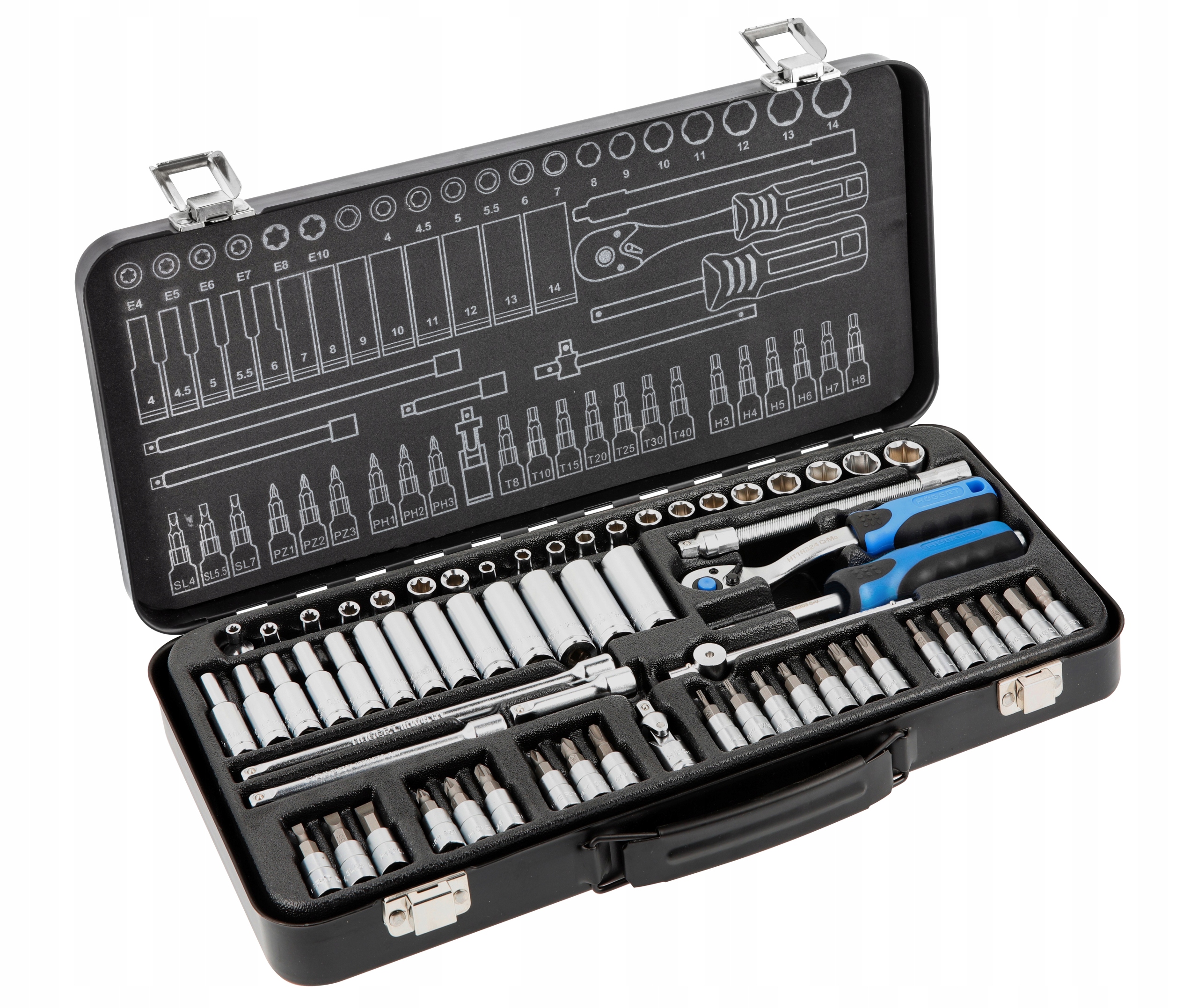 Hoegert Technik Zestaw narzędzi 63 szt. - Hoegert Technik | Sklep EMPIK.COM