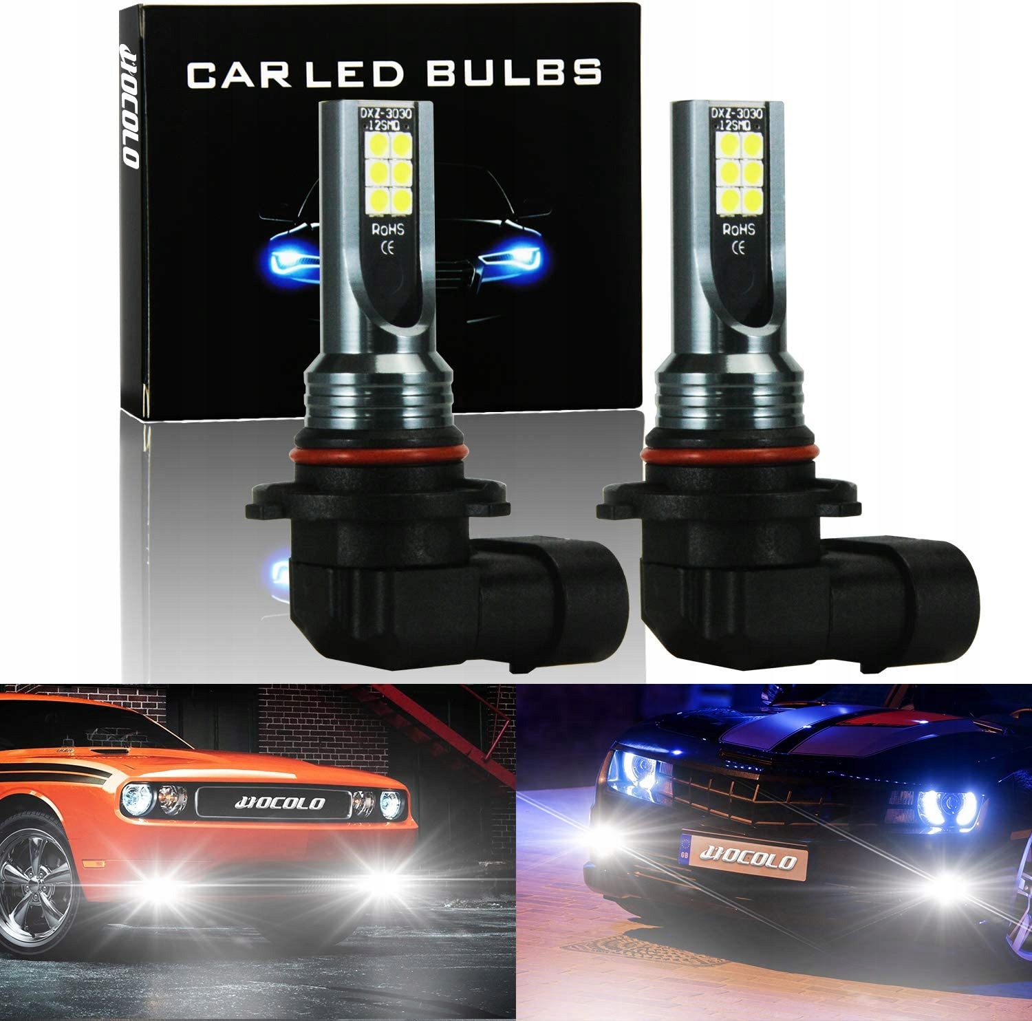 Żarówki LYP) LED HEADLIGHT HIR2 typ CSP PRO HIR2 70 W 2 szt. • Cena ...