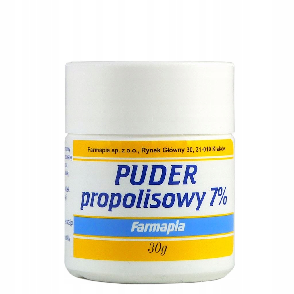 PUDER PROPOLISOWY 7% NA RANY 30G 13152362458 - Allegro.pl