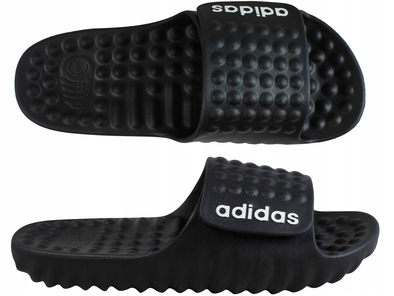ADIDAS ADISSAGE 360REC JS3570 MĘSKIE KLAPKI BASENOWE NA BASEN PLAŻE ...