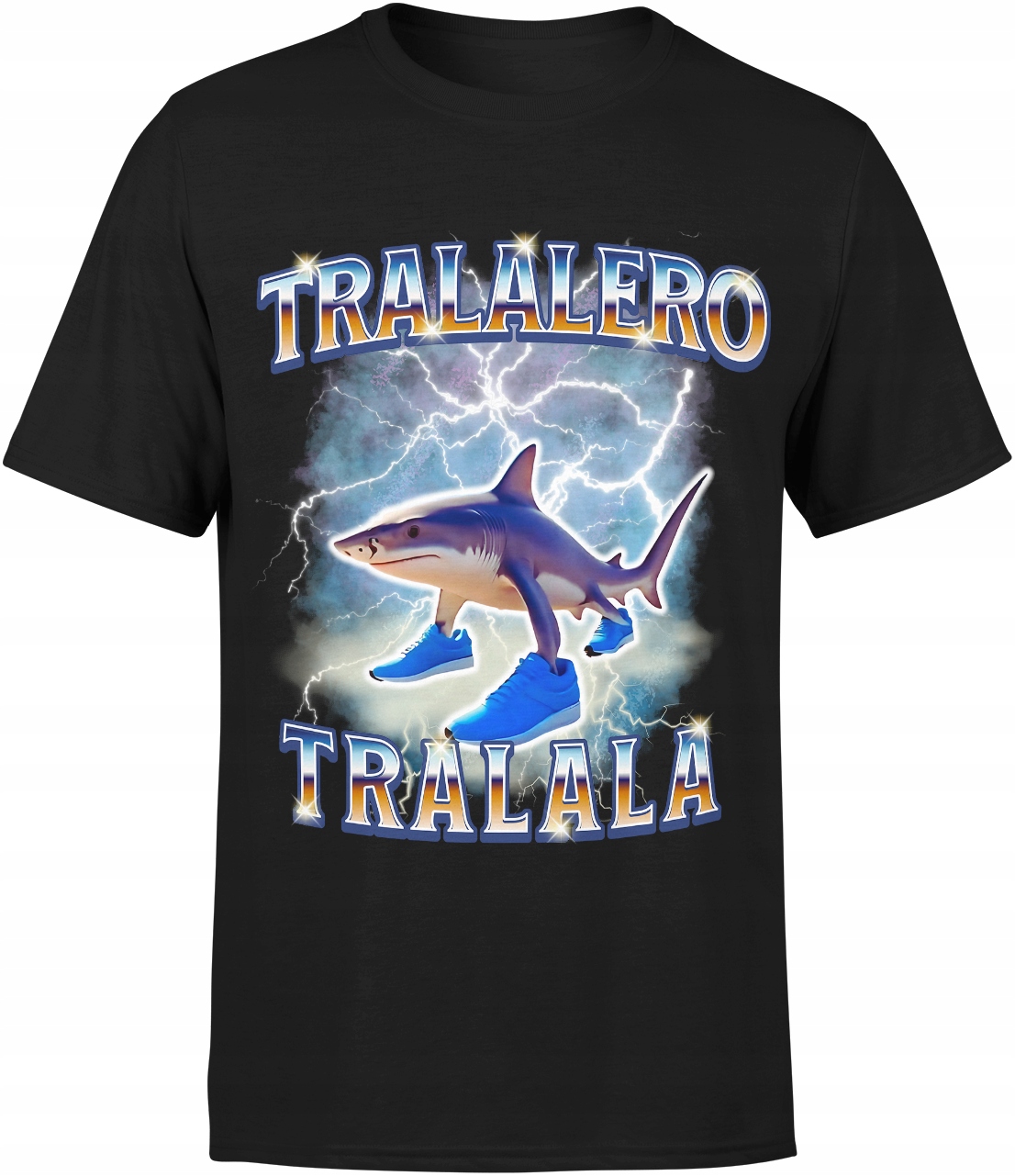 KOSZULKA TRALALERO TRALALA BRAINROT TIKTOK MEMY MĘSKA Z NADRUKIEM REKIN ...