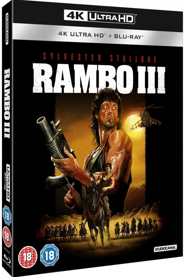 Rambo Part III (EN) płyta Blu-ray 4K • Cena, Opinie - Allegro