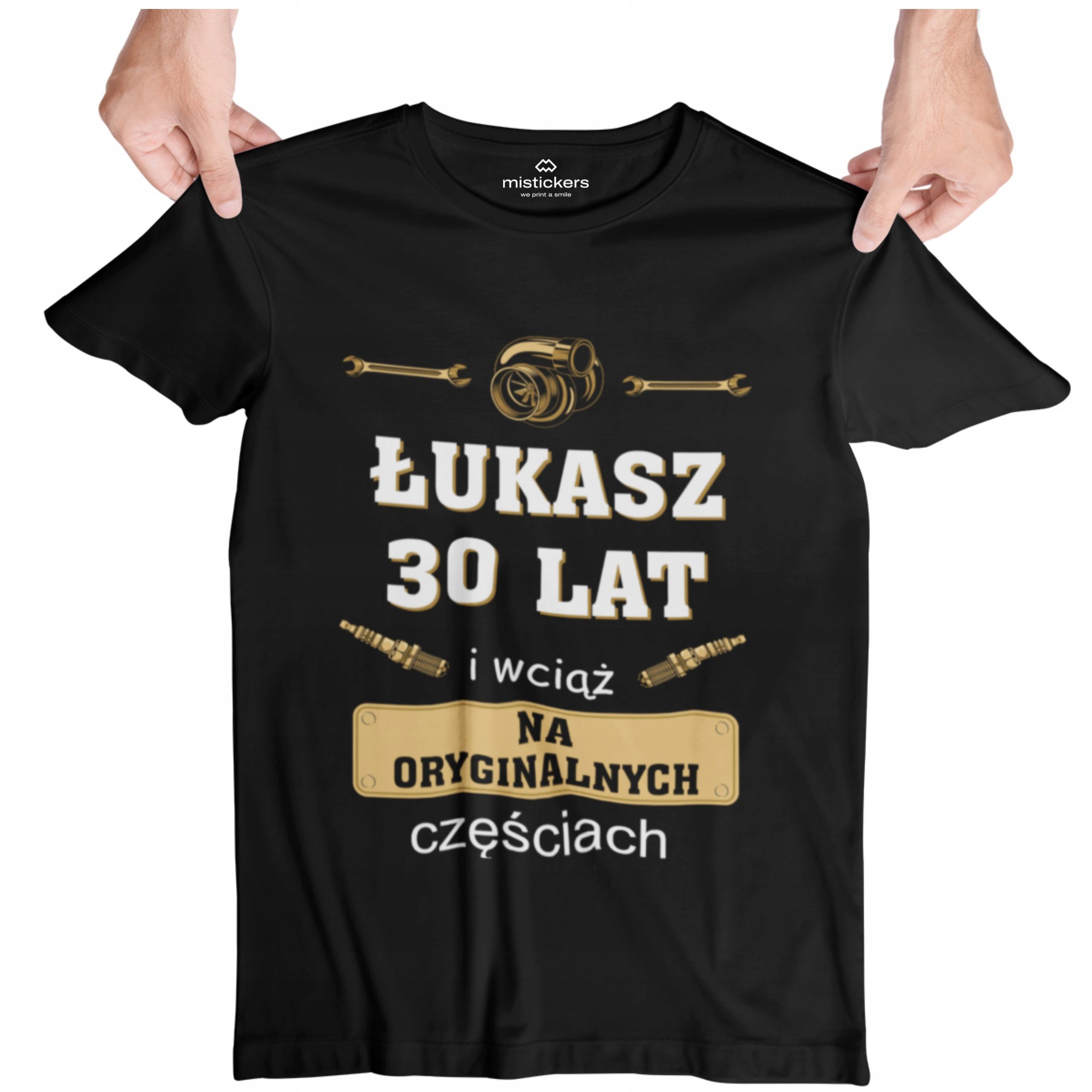 Prezent Na 30 Urodziny Dla Faceta Koszulka Z Imieniem - Mistickers | Moda Sklep EMPIK.COM