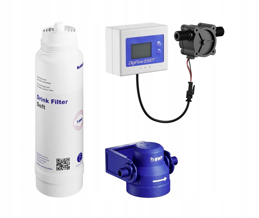 Zestaw do baterii z funkcją filtracji BLANCO z wkładem filtrującym Soft ...