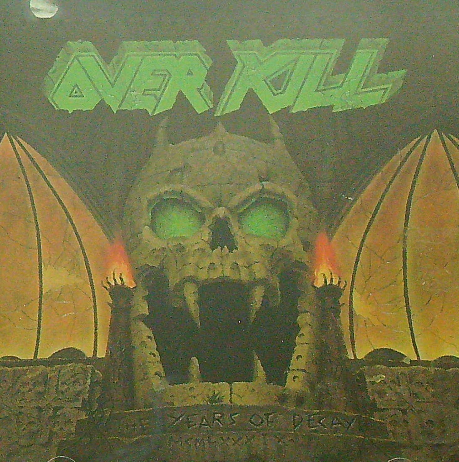 Overkill - The Years Of Decay CD 1989 Atlantic / Megaforce 15192763698 ...