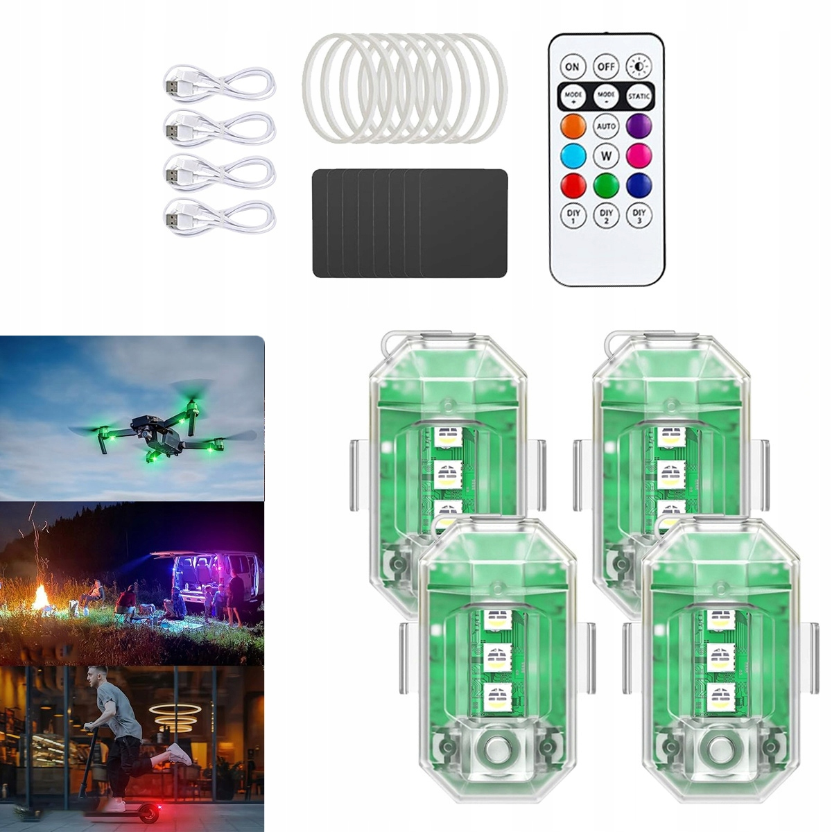 Światełka do Drona Fji - Niska cena na Allegro