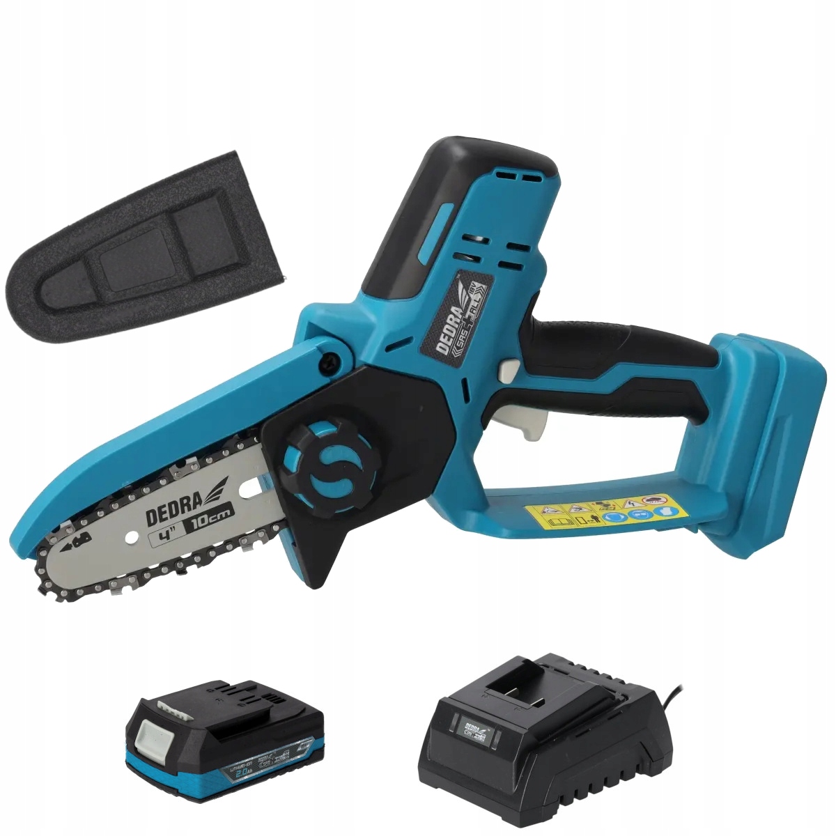 Mini piła łańcuchowa 18 V DED7099 + Akumulator 2 Ah + Ładowarka - DEDRA ...