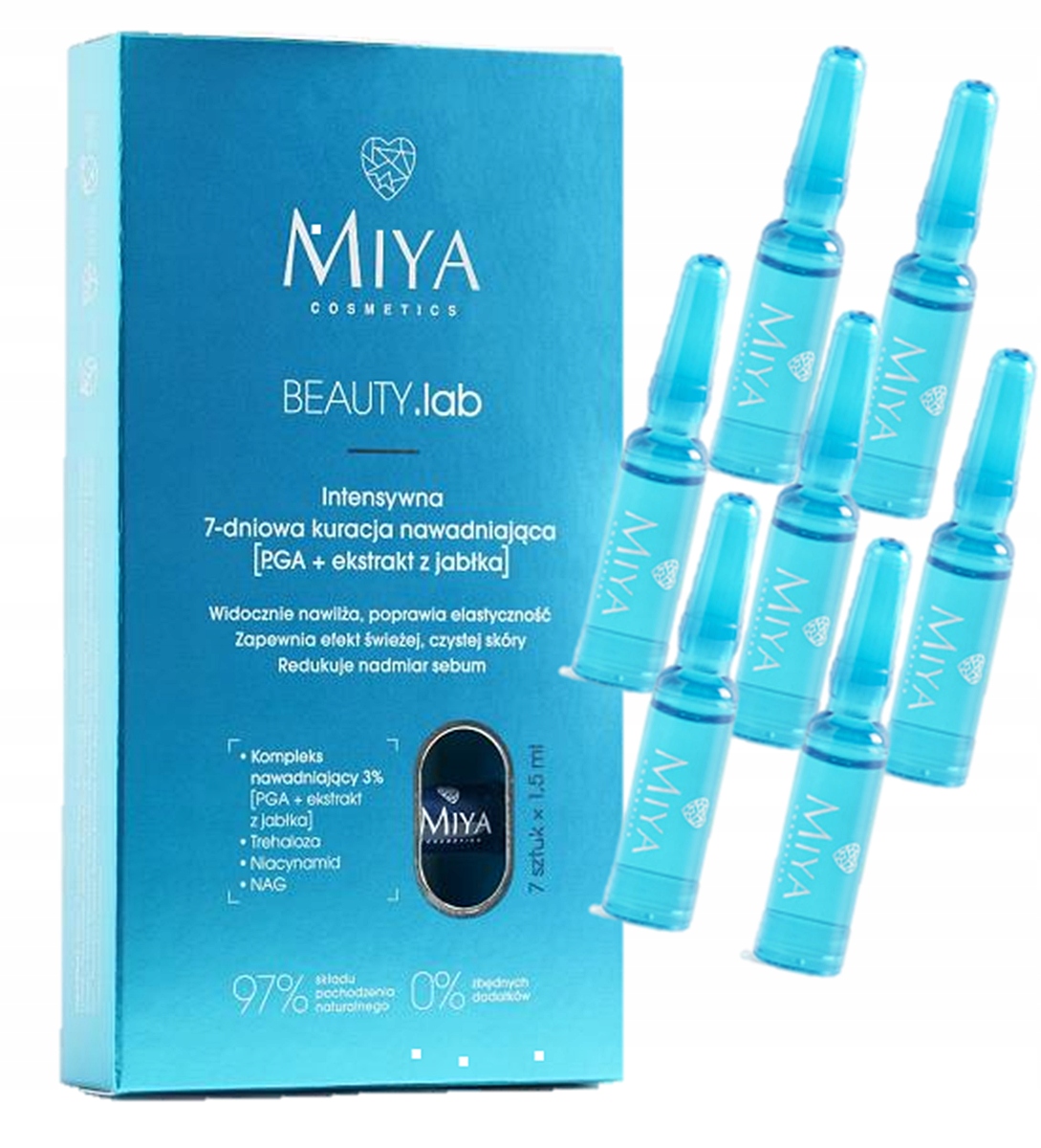 Emulsja nawilżający do twarzy MIYA BEAUTY.lab Kuracje dzień i noc 1,5 ...