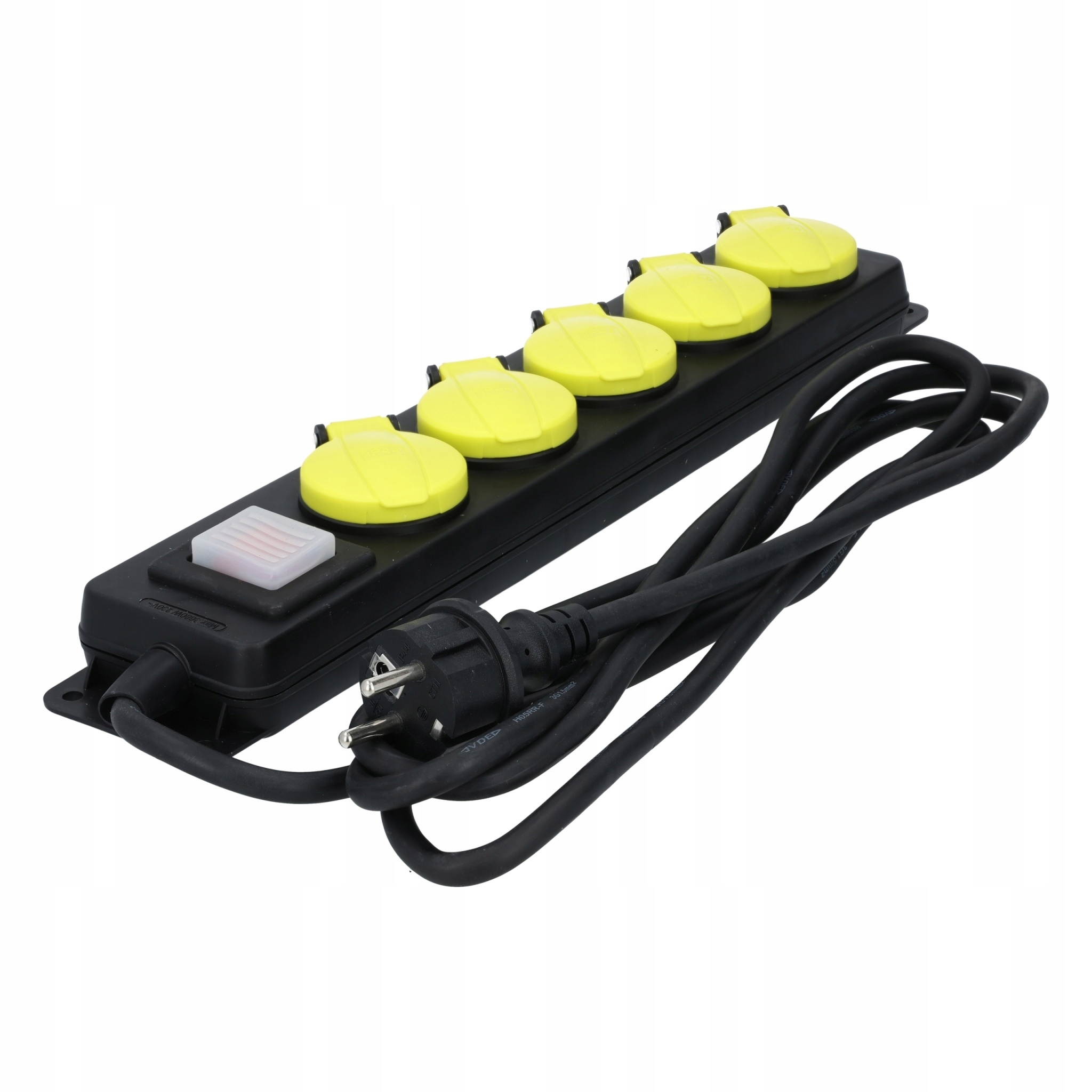 PLASTROL W-99488 PRZEDŁUŻACZ WARSZTATOWY LISTWA 5x230V IP44 5m ...