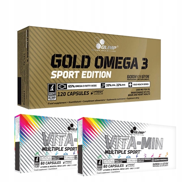 Suplement Olimp Gold Omega 3 Sport Edition 120 kaps. - 5901330030581 ...