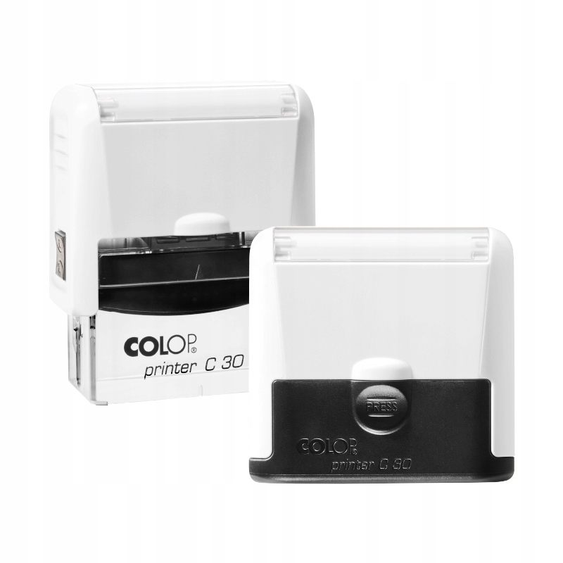 PIECZĄTKA AUTOMAT COLOP PRINTER COMPACT BIAŁY 30 PRO 47x18 gumka 6 linijek (5905214506773 ...