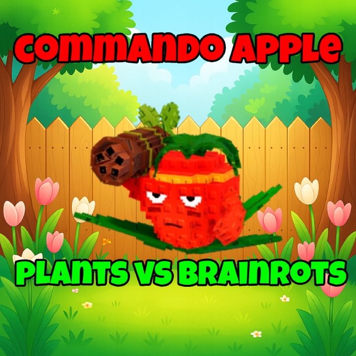Commando Apple w Plants vs Brainrots • Cena, Opinie - Allegro