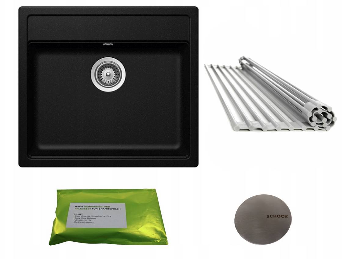Zlew Schock Mono N-100 Magma + rollmata (Mono N-100 Magma) • Cena, Opinie • Zlewozmywaki ...