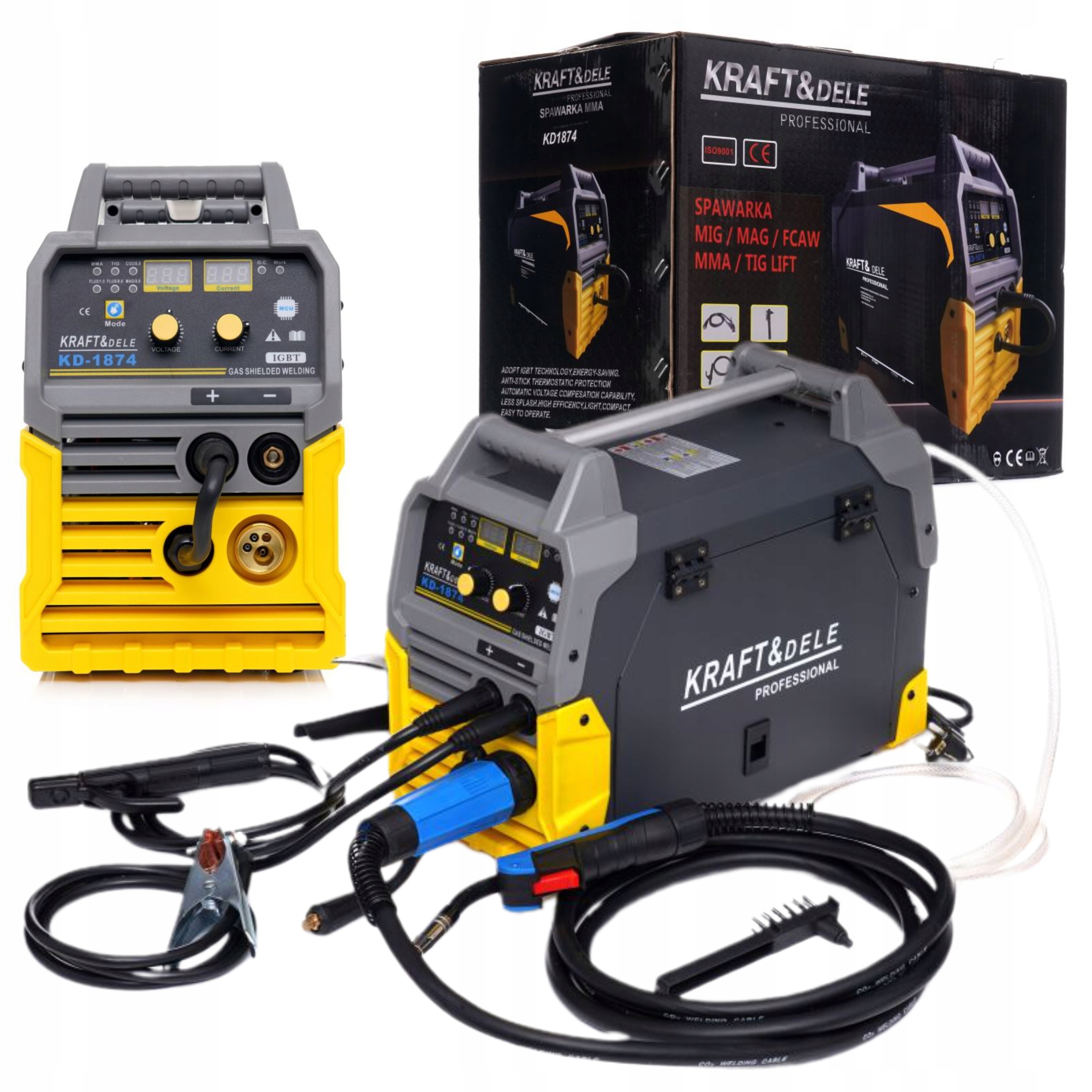 SPAWARKA INWERTOROWA MIG MAG FCAW MMA TIG LIFT LCD 40-250A (5903957007199) • Cena, Opinie ...