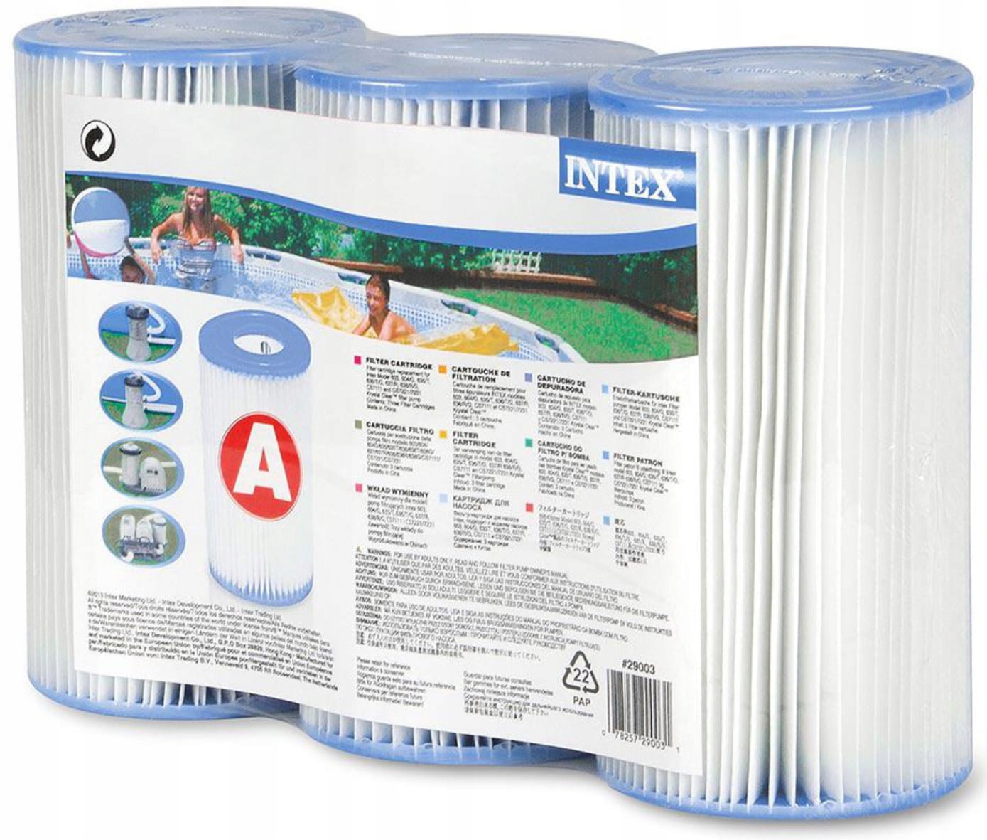 Wkład do pompy filtr A 3szt do basenu INTEX 29003 • Cena, Opinie ...