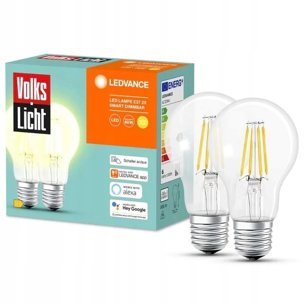 LEDVANCE VOLKS-LICHT E27 INTELIGENTNA ŻARÓWKA LED (LEDVANCE) • Cena ... LEDVANCE VOLKS-LICHT E27 INTELIGENTNA ŻARÓWKA LED (LEDVANCE) • Cena ...
