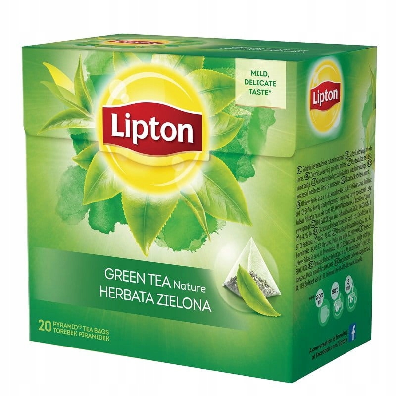 Herbata zielona ekspresowa Lipton 28 g (8712100784620) • Cena, Opinie ...