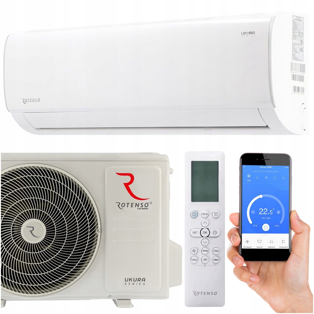 KLIMATYZATOR DO DOMU JONIZACJA WIFI 3,5kW 35 m2 • Cena, Opinie ...