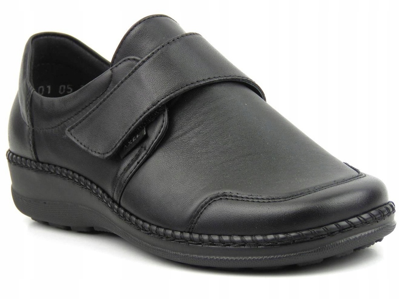 PÓŁBUTY DAMSKIE AXEL 1705 TĘGOŚĆ K SZEROKIE SKÓRA • Cena, Opinie • Półbuty 17442202605 • Allegro