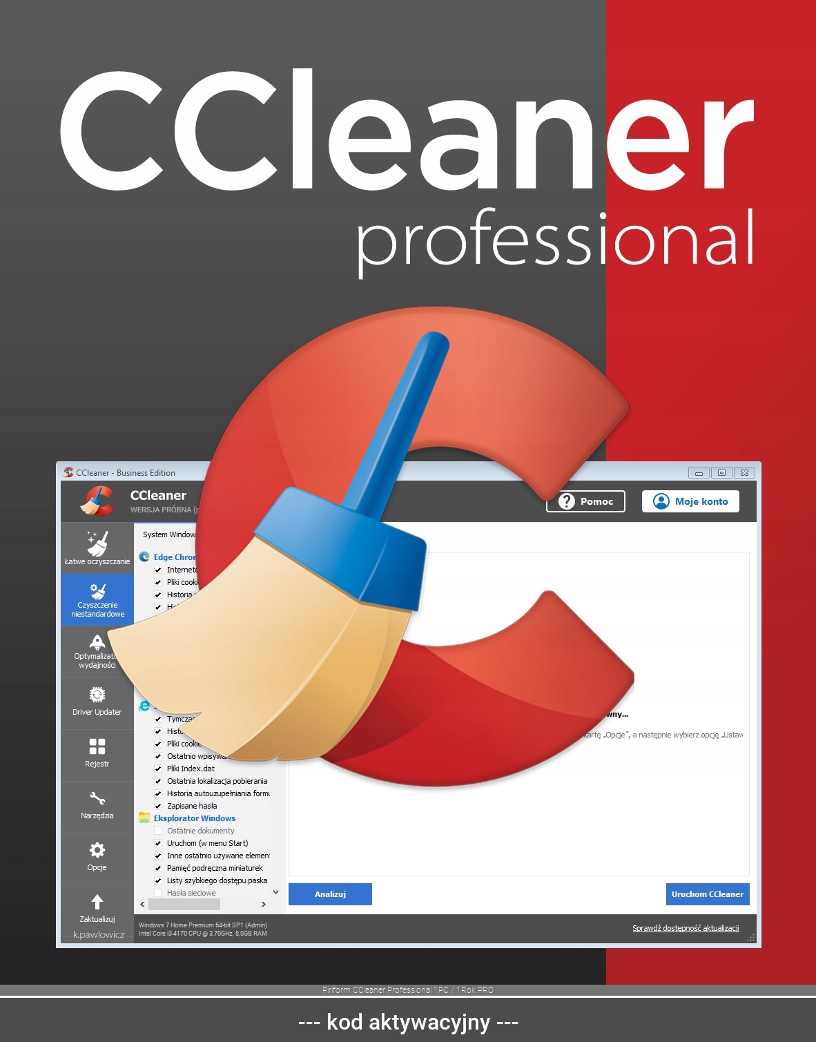 Ccleaner Professional Klucz - Niska cena na Allegro