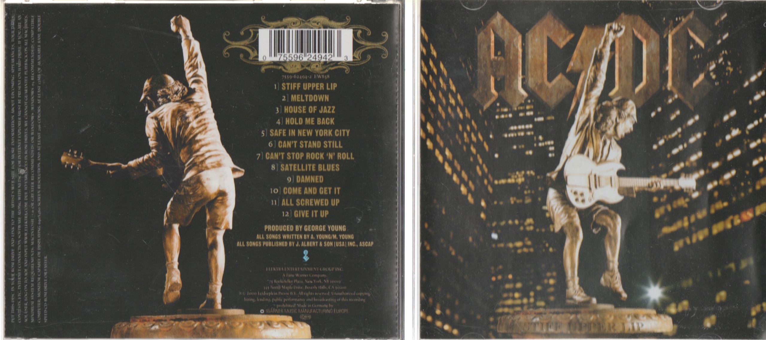 Płyta CD AC/DC - Stiff Upper Lip 2000 I Wydanie ...