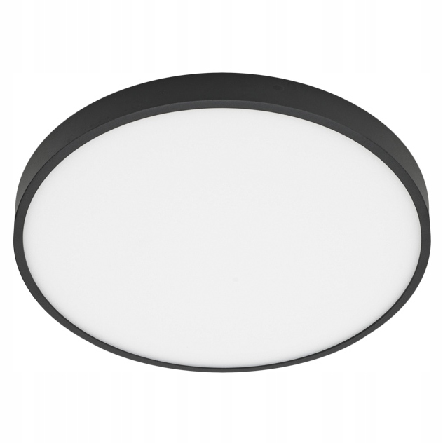 ITALUX PLF-75689-BK-4K - LED Plafon RIBERIO LED/30W/230V 4000K czarny ...