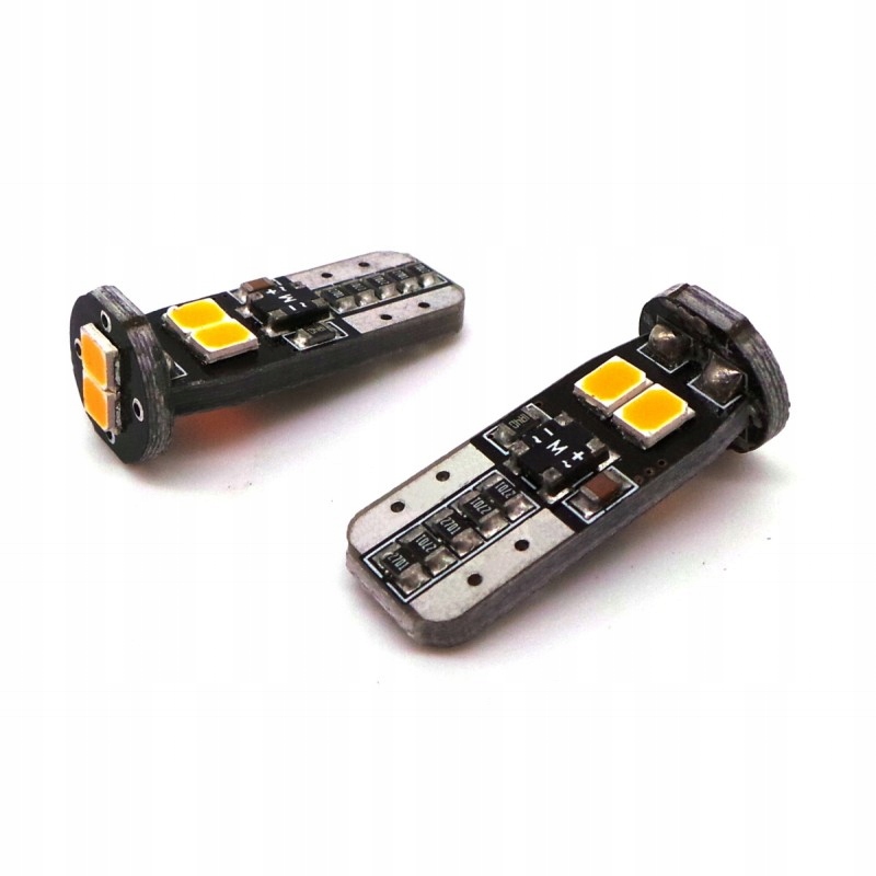 W5W żarówka LED T10 12V-18V CAN 400lm Pomarańczowa 790O za 10,50 zł z ... W5W żarówka LED T10 12V-18V CAN 400lm Pomarańczowa 790O za 10,50 zł z ...