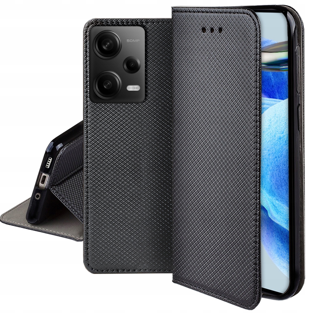 Etui z klapką Case do Xiaomi Redmi Note 12 Pro 5G czarny - Sklep ...