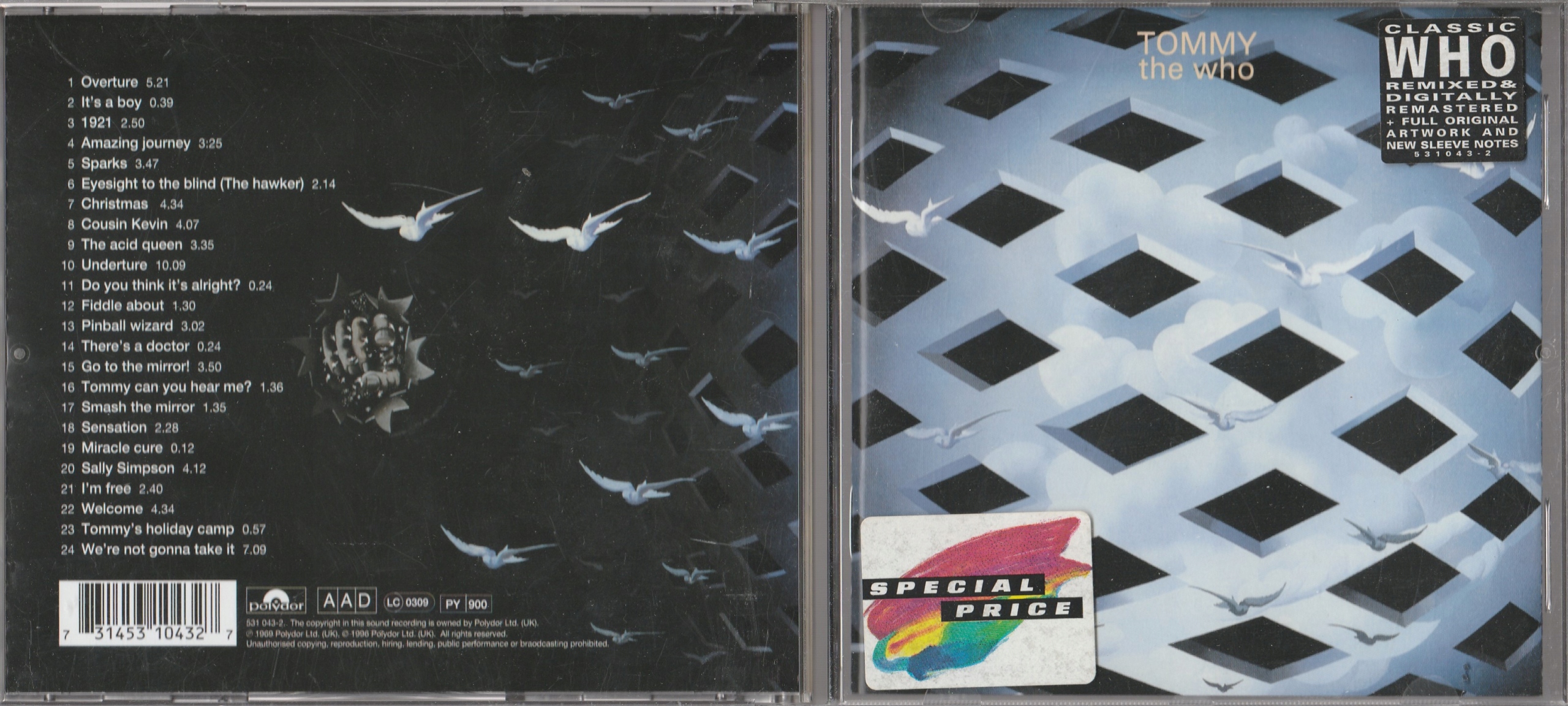 Płyta CD The Who - Tommy 1969/1996 ______________________________ 17066987227 - Sklepy, Opinie ...