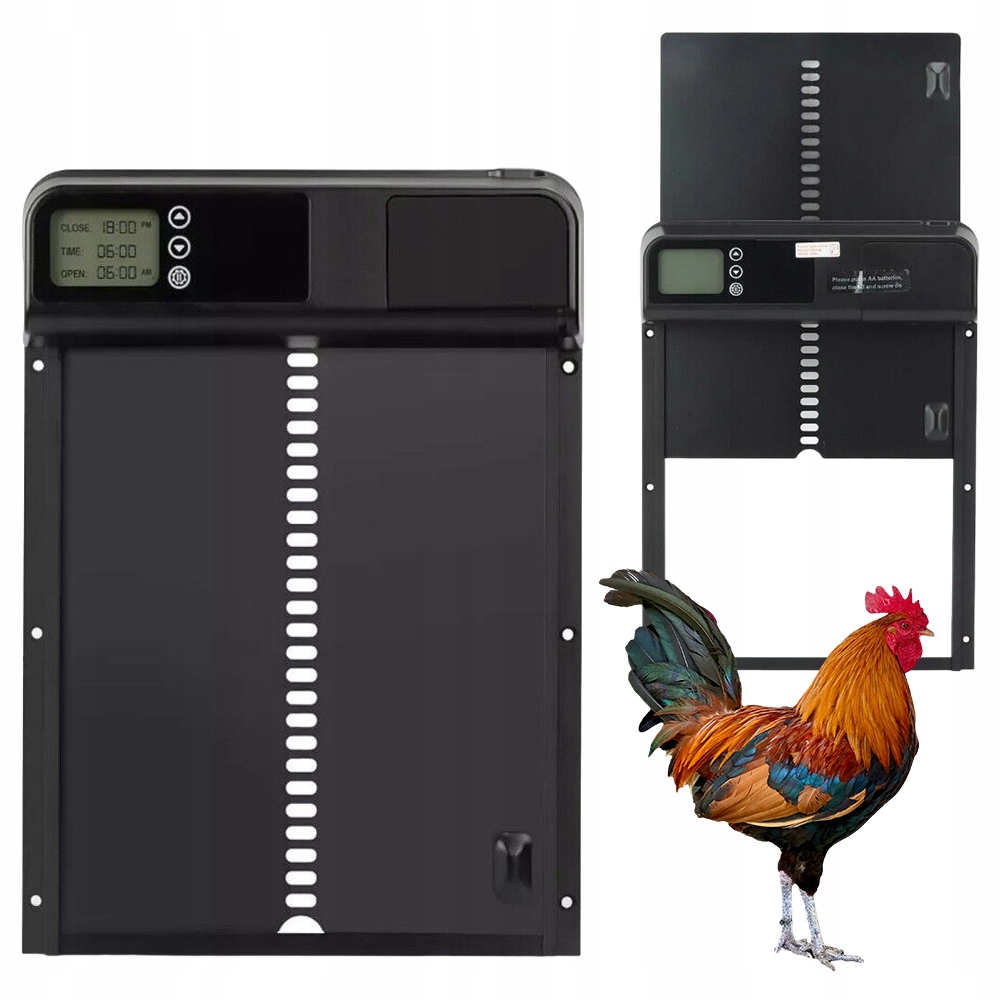 LCD DRZWI DO KURNIKA SOLARNEGO REGULATOR CZASOWY Z TIMER PILOT ...