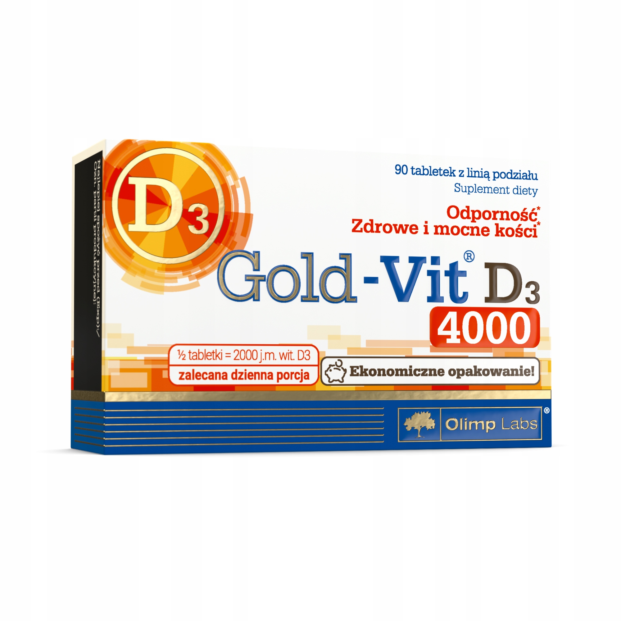 Suplement diety Olimp Laboratories Gold-Vit D3 4000 90 tabletek ...