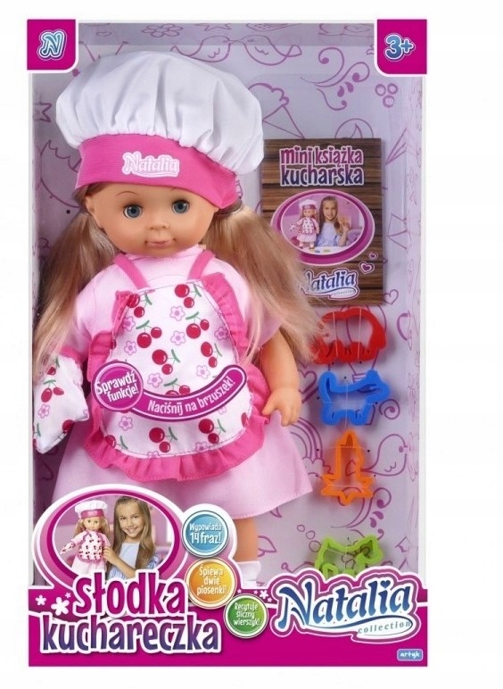 LALKA NATALIA SŁODKA KUCHARECZKA INTERAKTYWNA 42CM (5901811120664 ...