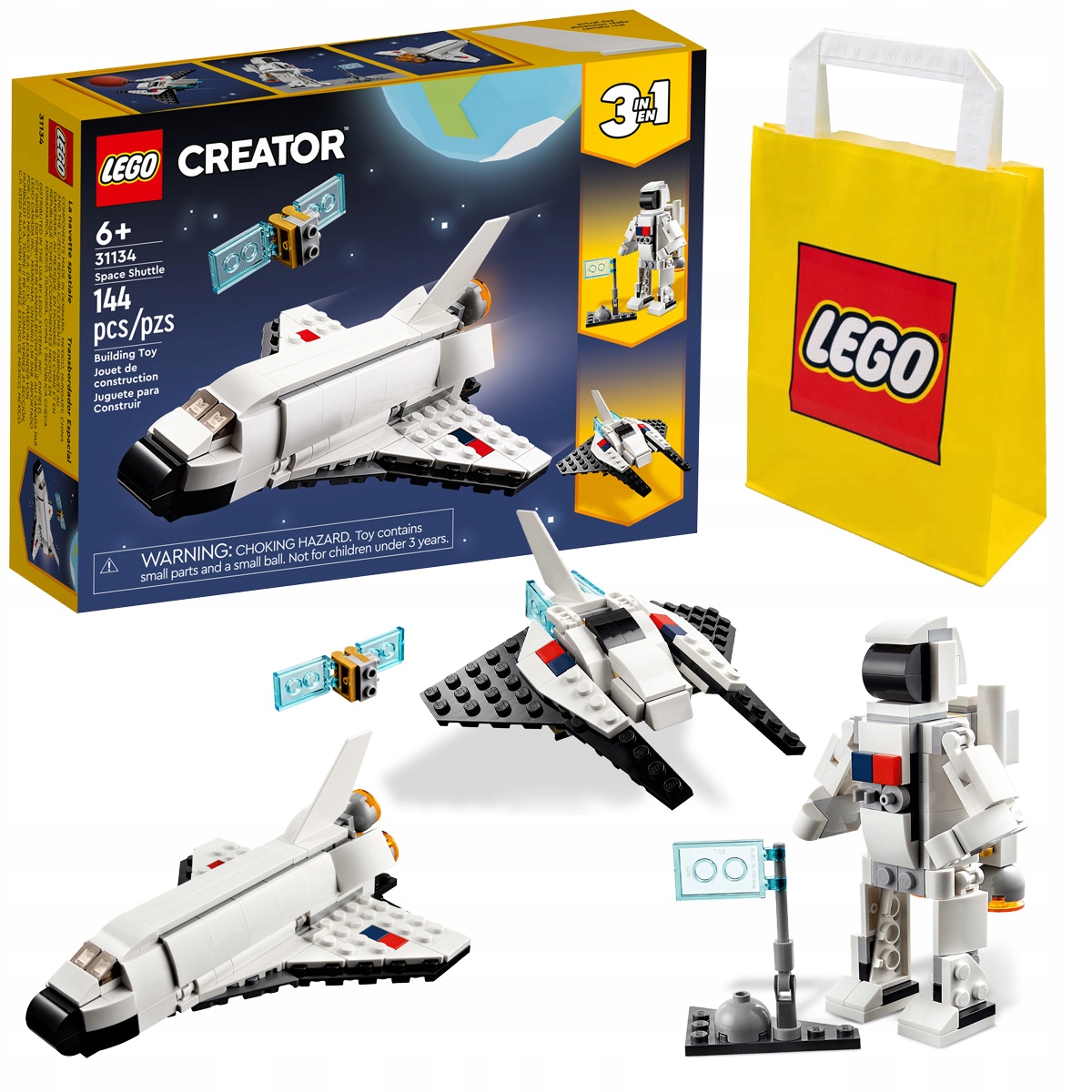 KLOCKI LEGO CREATOR 31134 PROM KOSMICZNY 3W1 DLA DZIECKA NA PREZENT ... KLOCKI LEGO CREATOR 31134 PROM KOSMICZNY 3W1 DLA DZIECKA NA PREZENT ...