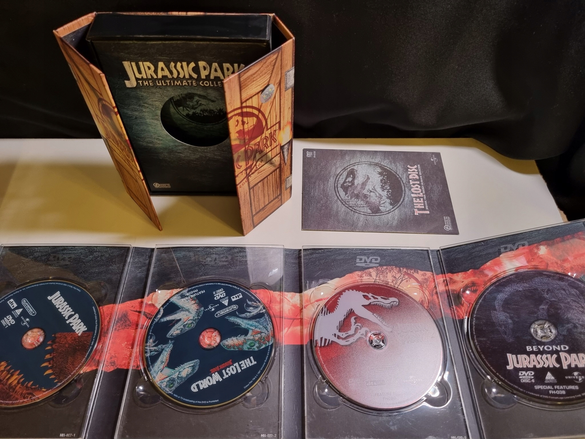 Jurassic Park - The Ultimate Collection - 4 DVD Disc Set + 1 płyta DVD ...