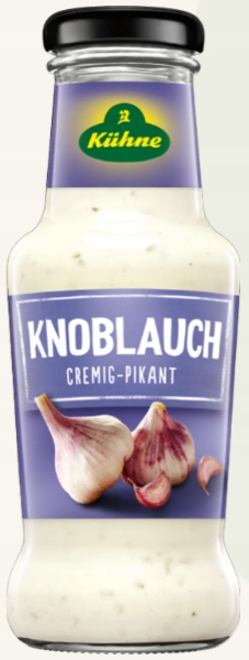 Kuhne Knoblauch CREMING-PIKANT 250ml Fokhagymás Szósz Németországból ...