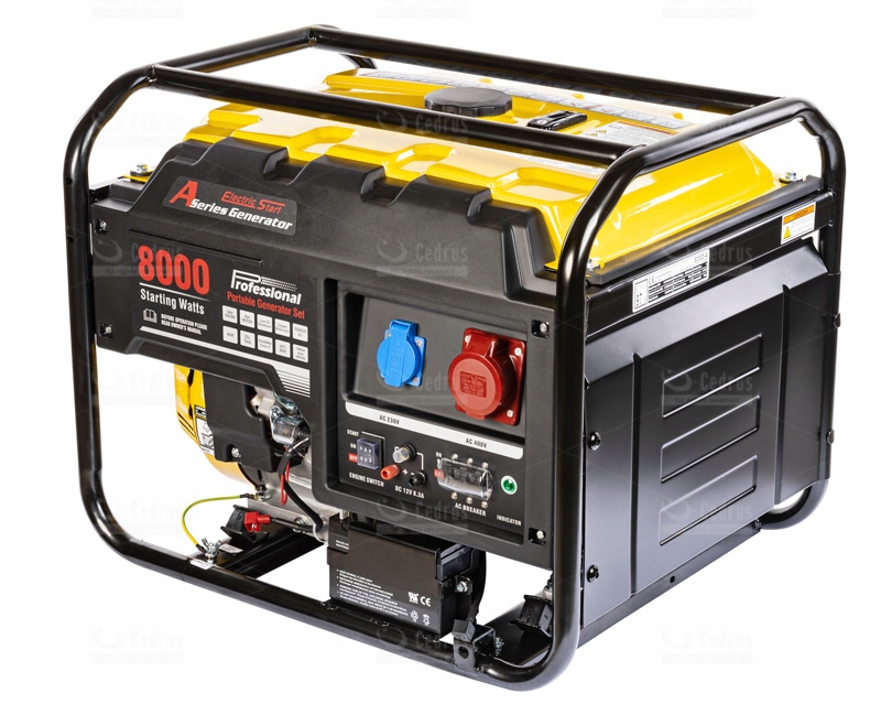 Agregat generator prądotwórczy 6,5kW 3 fazy Loncin LC8000D-AS (5906434186011) • Cena, Opinie ...