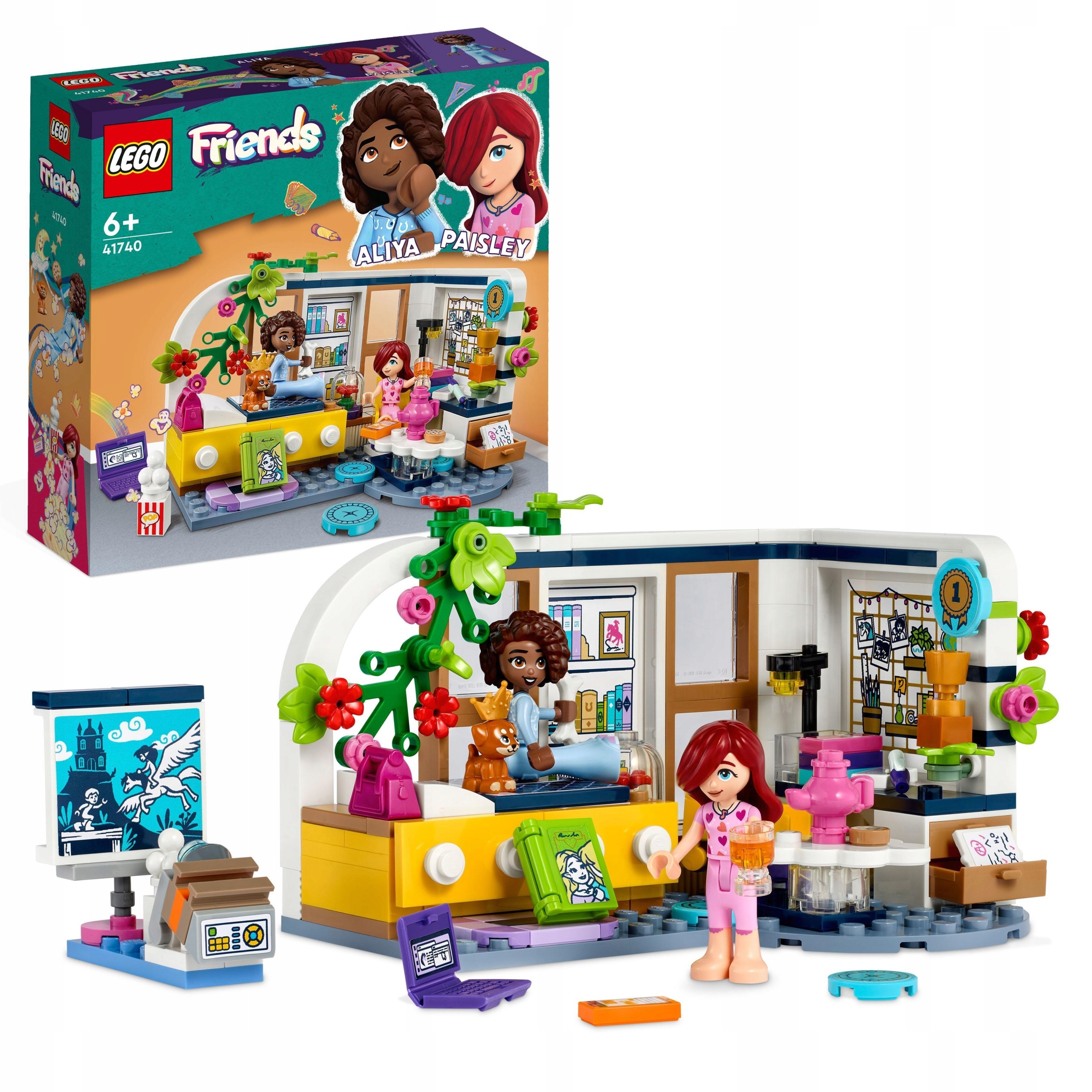 LEGO FRIENDS POKÓJ ALIYI ZESTAW KLOCKÓW FIGURKI PREZENT DLA DZIEWCZYNEK ...