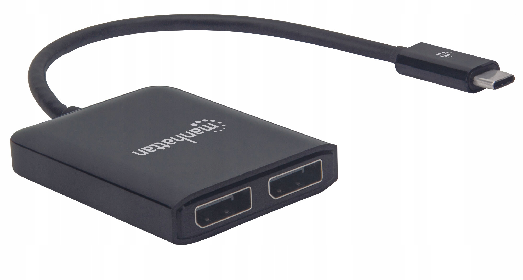 Adapter Przejściówka Splitter USB-C na 2X Displayport 4K MST HUB ...