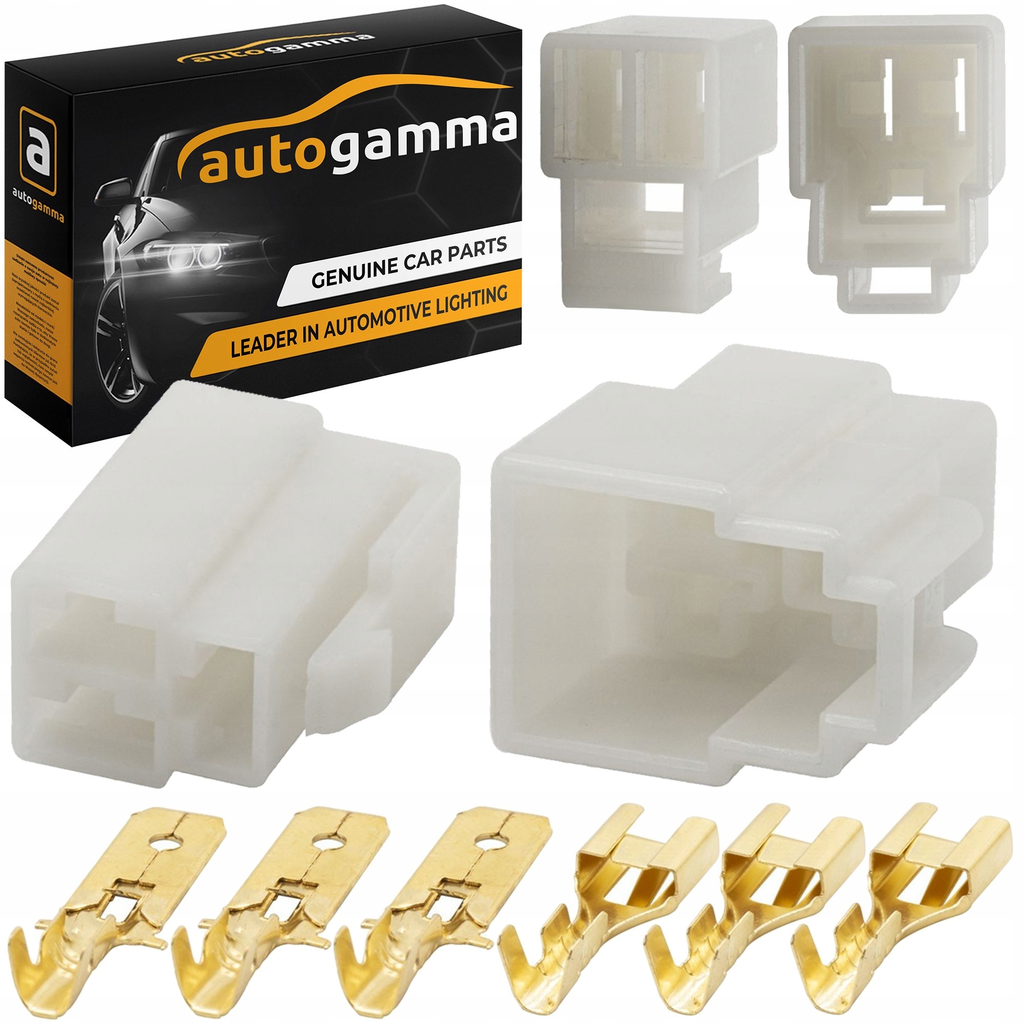 Kostka konektor pouzdro konektor 3 pin konektory komplet samec + samice ...