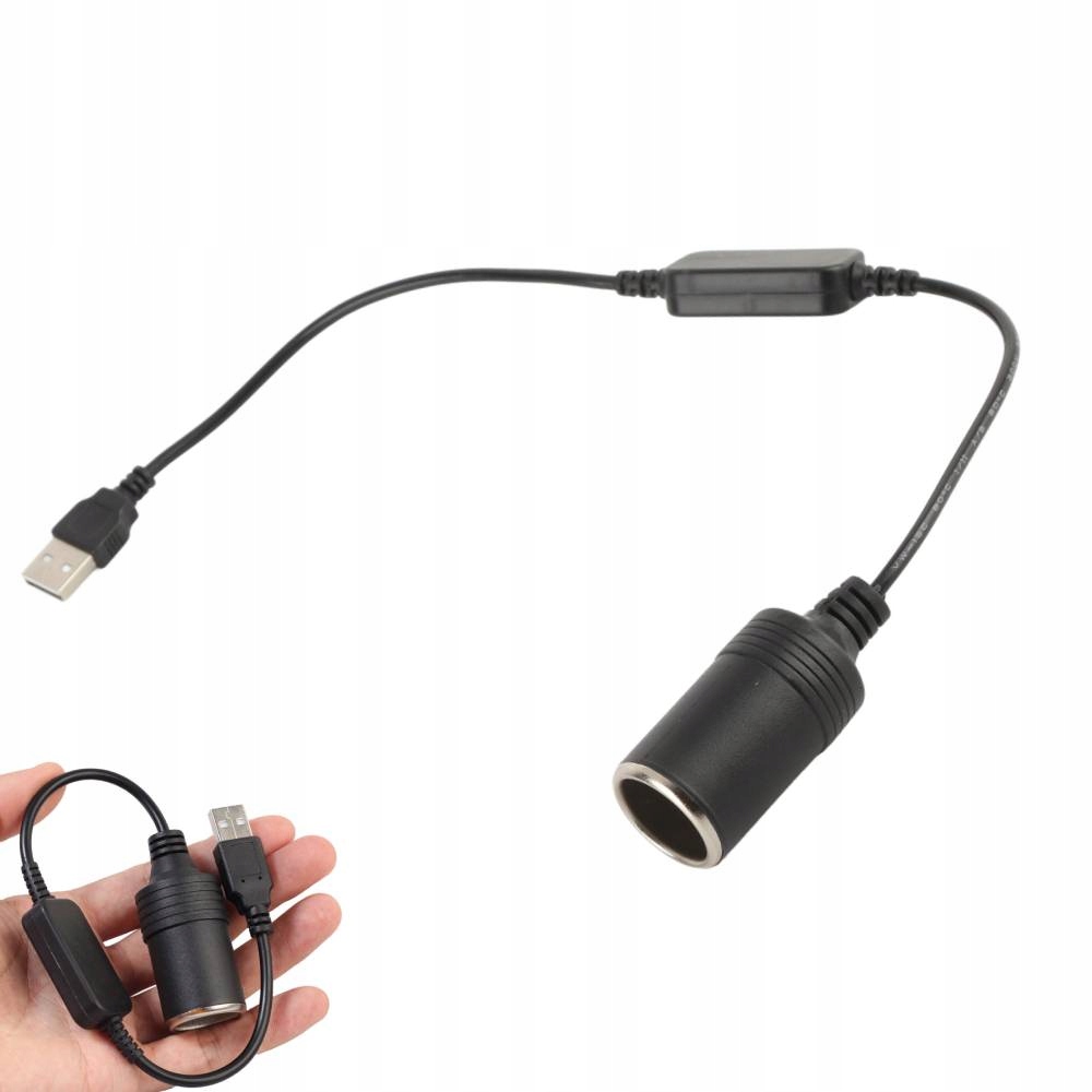 ADAPTER AUTO KONWERTER USB GNIAZDO ZAPALNICZKI - Sklep, Opinie, Cena w ...