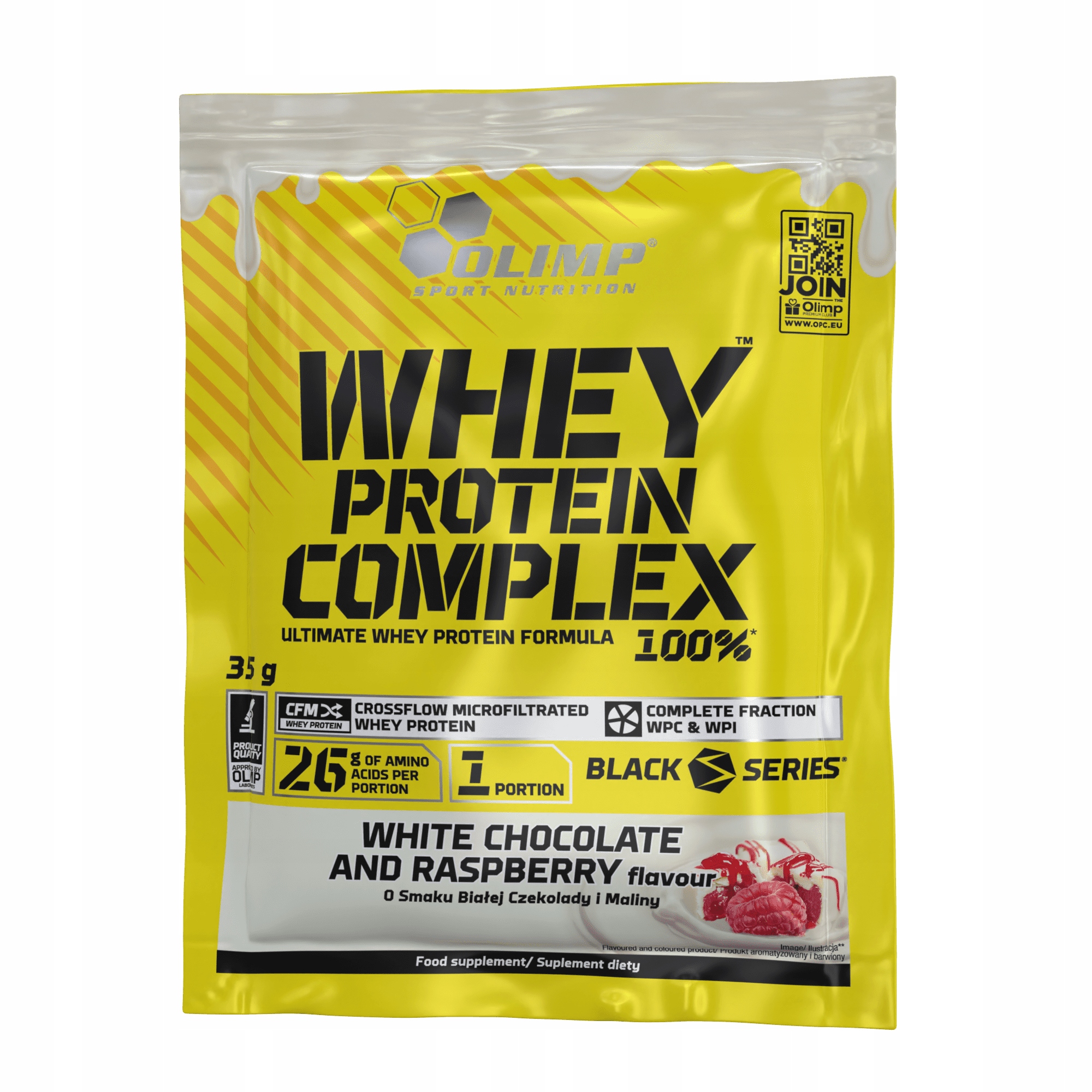 OLIMP WHEY PROTEIN COMPLEX 35g ODŻYWKA BIAŁKOWA BIAŁKO SERWATKOWE WPC WPI - 5901330090011 ...