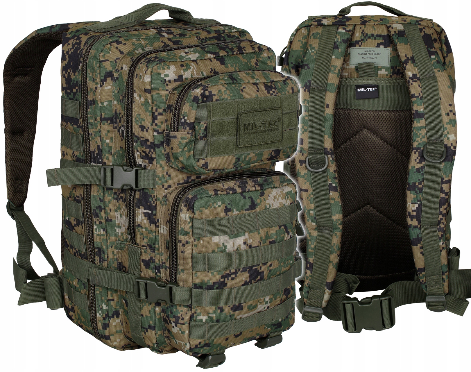 Plecak Turystyczny Mil-Tec 36L US Assault Pack LG Trekkingowy Marpat (4046872283550) • Cena ...